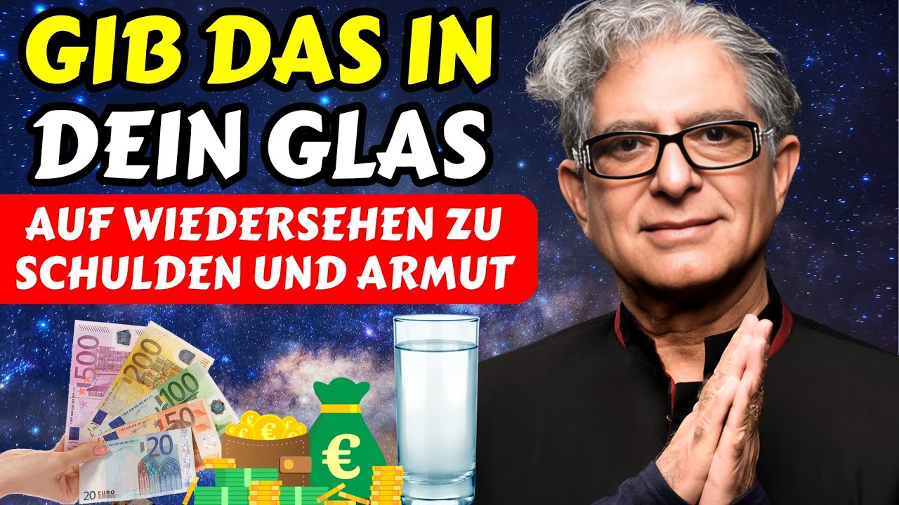 Gib dies in dein Glas Wasser und ziehe viel Geld an! Gesetz der ...