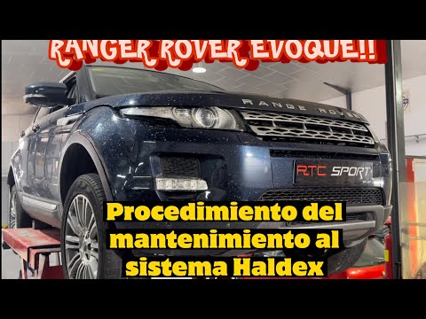 Procedimiento para hacer el mantenimiento al sistema Haldex a un Ranger Rover EVOQUE Si4!