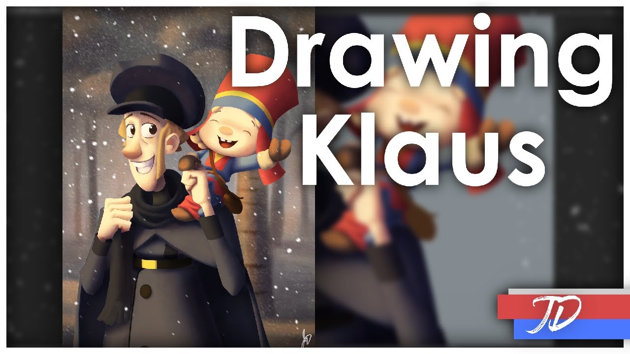 Drawing Margu and Jesper from Klaus - YouTube