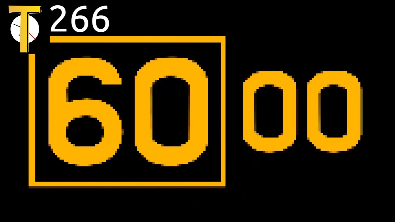 4K] Pixel 60 second timer ( v 266 ) + new music - YouTube