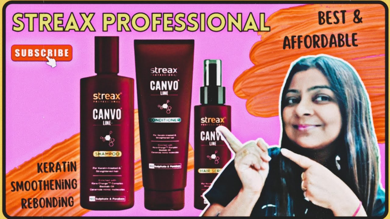 Streax Professional CANVO Line : Paraben and Sulphate free range - YouTube