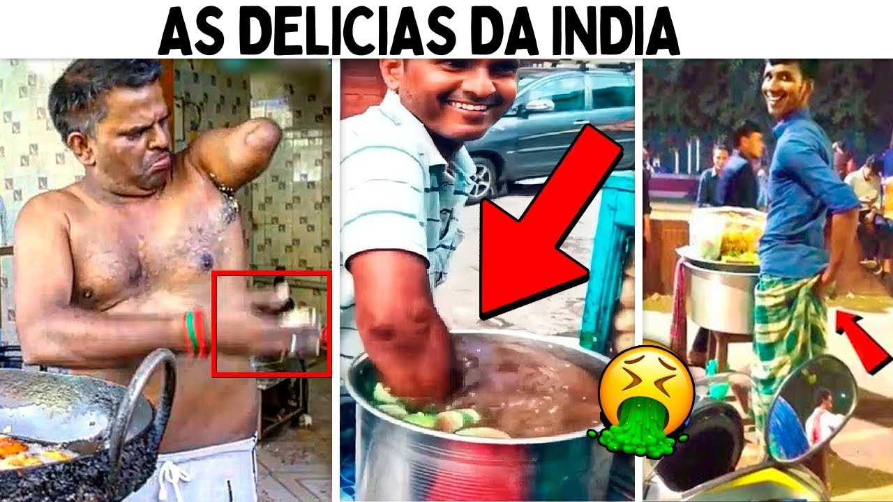 Comida de rua Indiana - As delicias da Índia - Parte 1 - YouTube