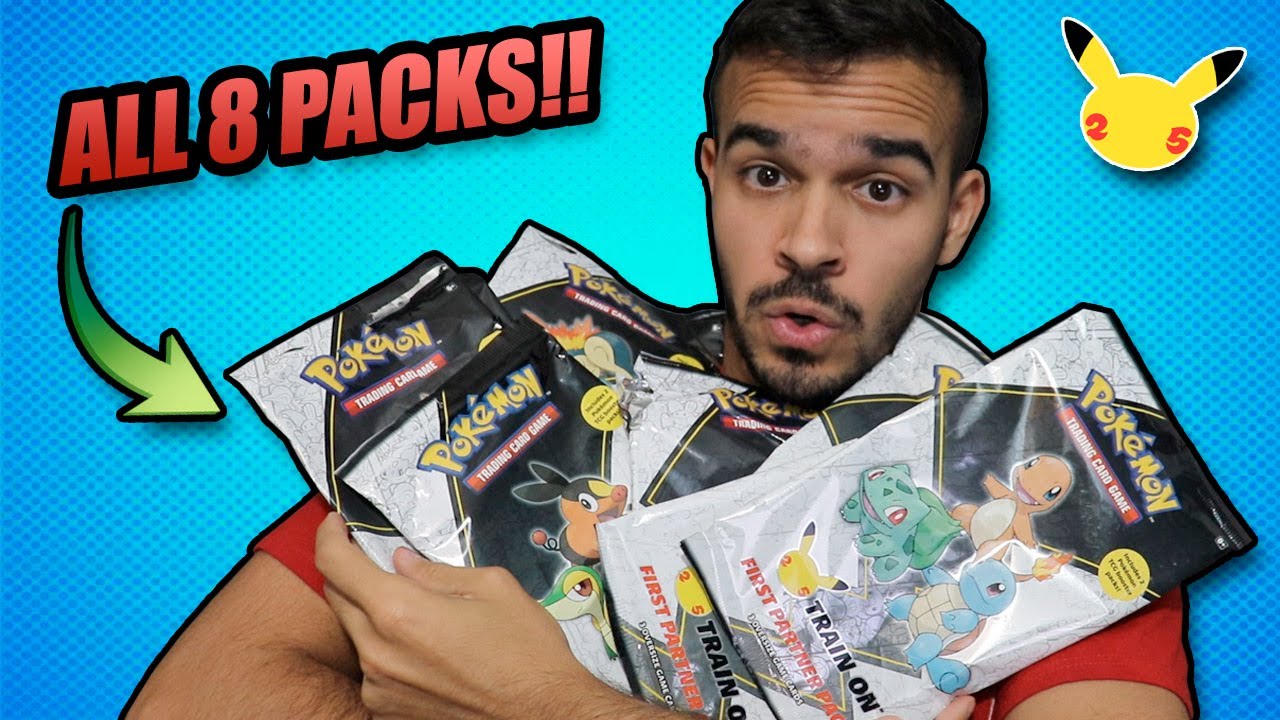 Opening Every SINGLE Pokemon First Partner Pack!! - YouTube