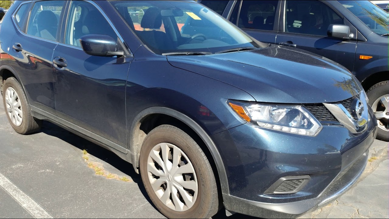 2016 Arctic Blue Nissan Rogue 4D Sport Utility #N4156A - YouTube