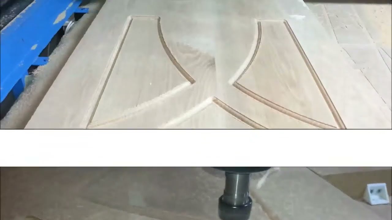 Door home CNC Router 2D Milling Machine - YouTube