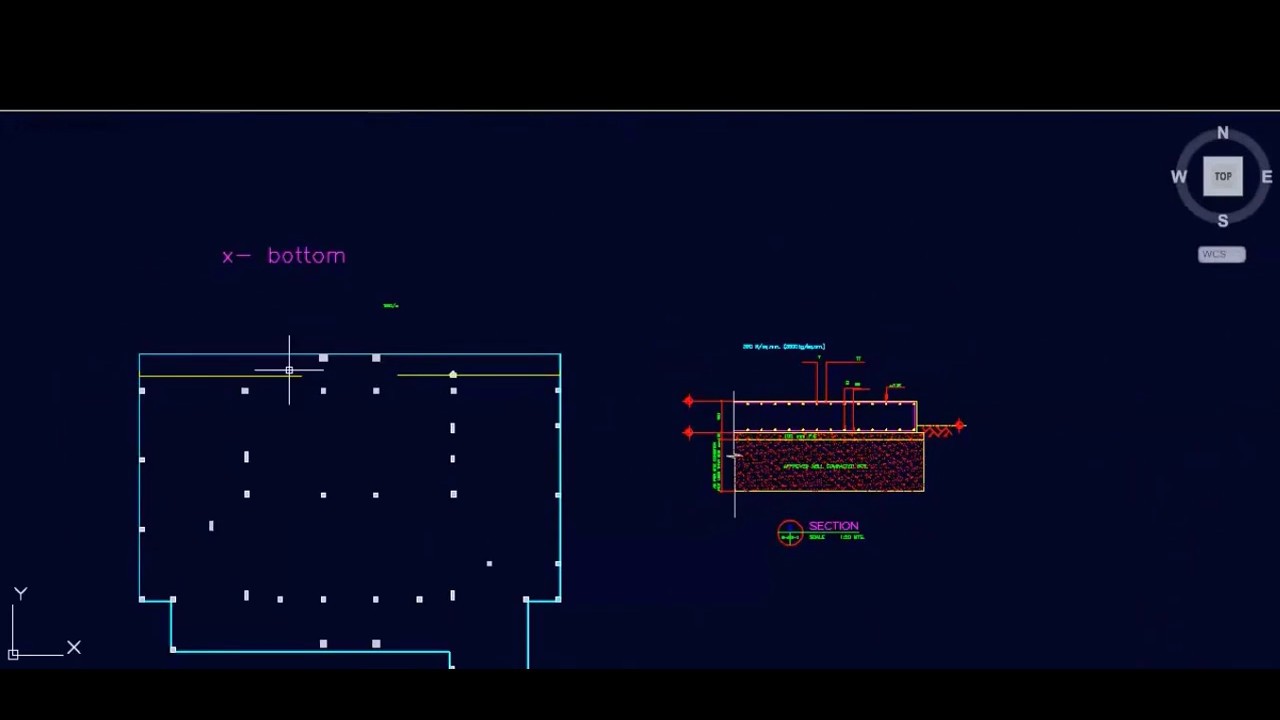 04 Raft Foundation shop drawing -- Bottom reinforcement part 01 - YouTube