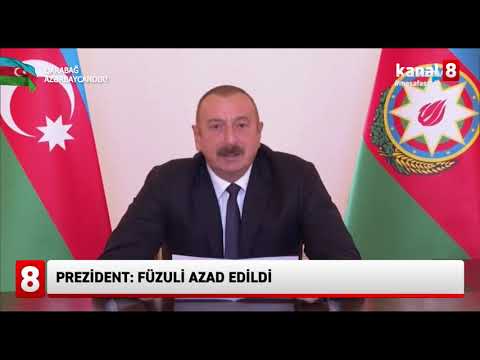 Prezident: Füzuli azad edildi