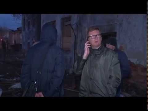 Обрушилась крыша заброшенного здания интерната