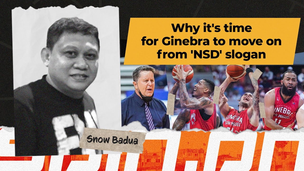 Why it's time for Ginebra to move on from 'NSD' slogan - YouTube