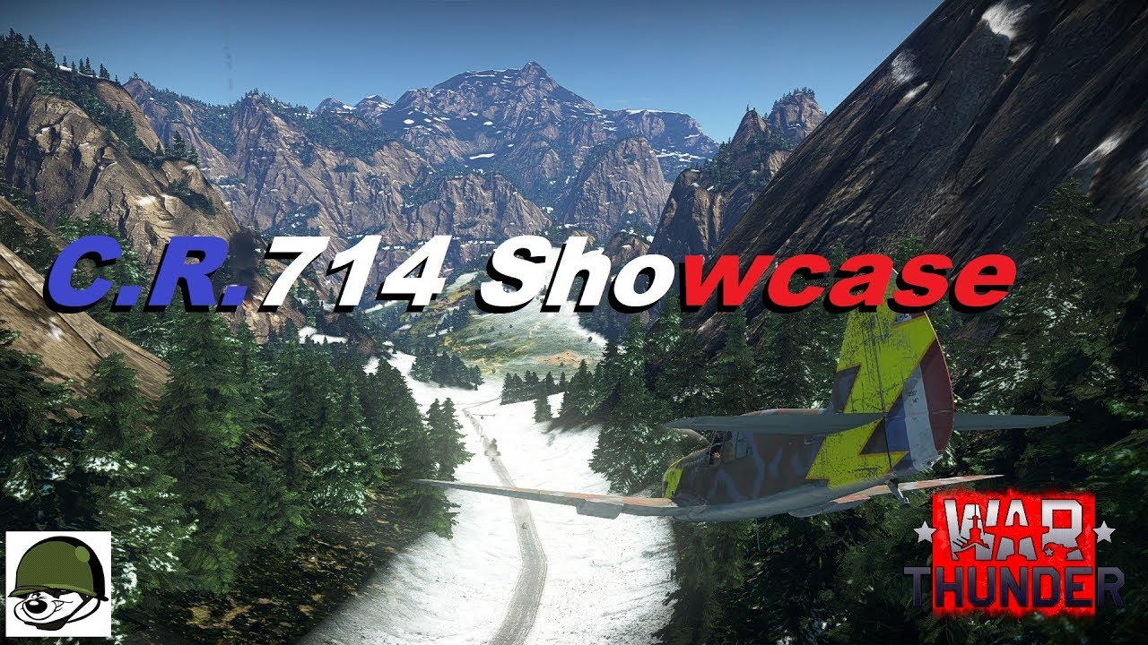 C.R.714 French Fighter Showcase - War Thunder - YouTube