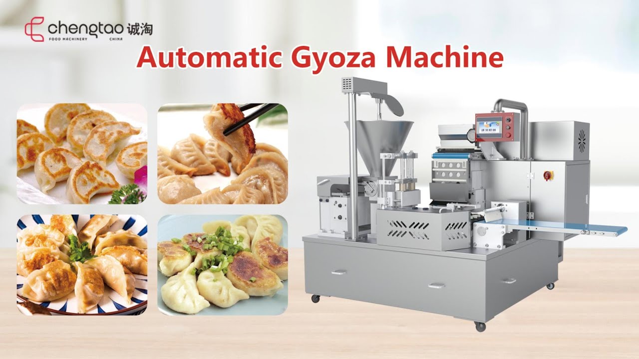 Fully Automatic Gyoza Dumpling Machine Production Line 全自动煎饺饺子机煎饺生产线 ...