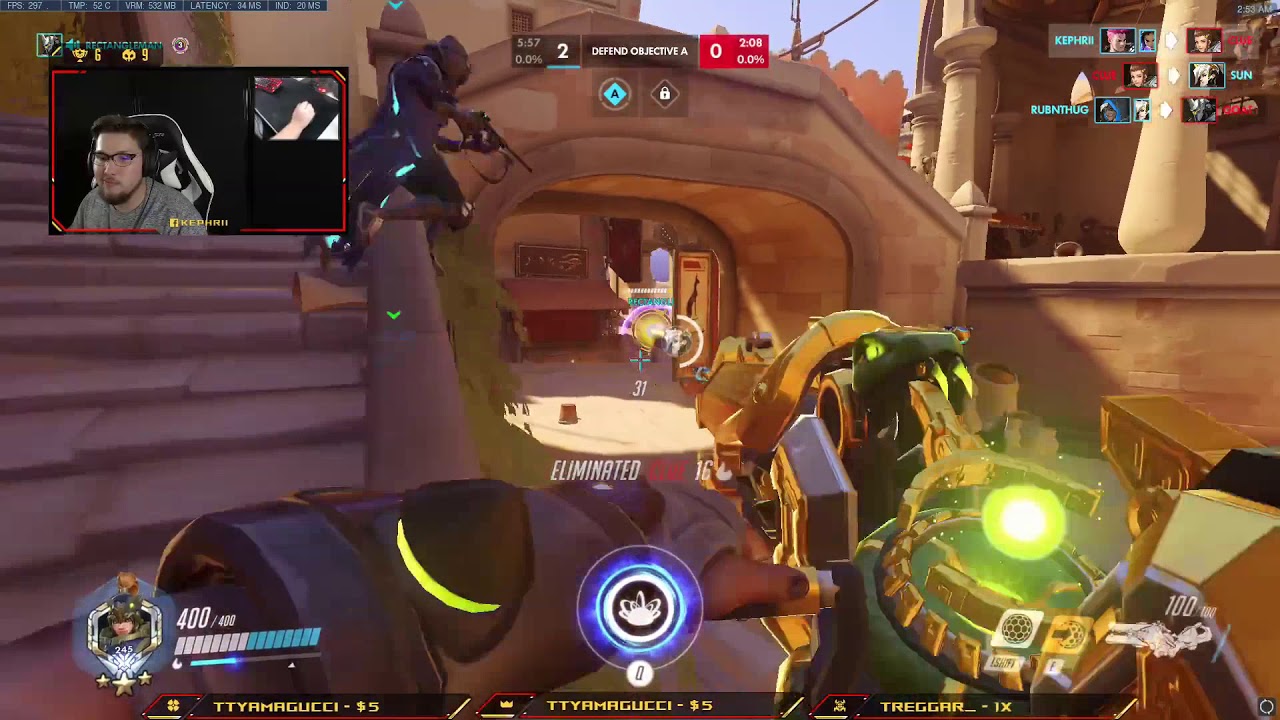 The Most Enjoyable Overwatch Game Ever (Ft. Rectangle Man) - YouTube