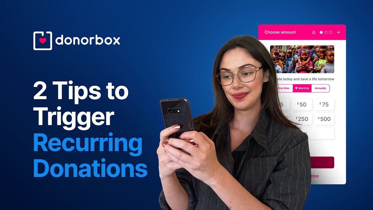Donation Form Best Practices | How to increase Recurring Donors - YouTube