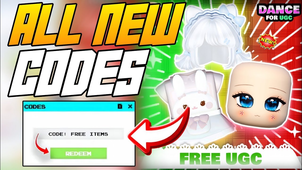 *NEW* ALL WORKING CODES FOR DANCE FOR UGC IN 2025! ROBLOX DANCE FOR UGC ...