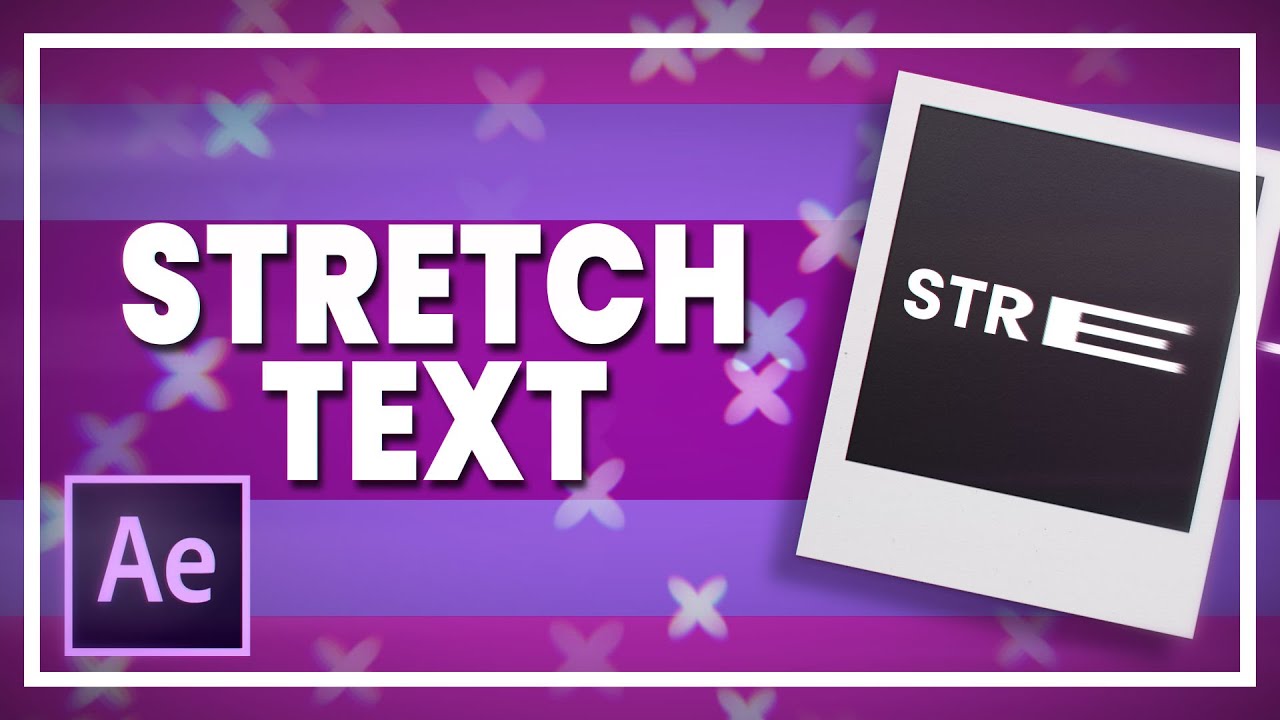 Stretching Text Effect || After Effects [Tutorial] - YouTube