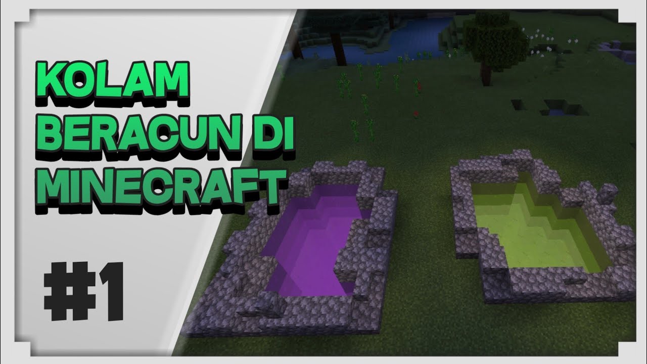 CARA MEMBUAT KOLAM BERACUN/ACID POOL di MINECRAFT!!! | MCTRIK #1 - YouTube