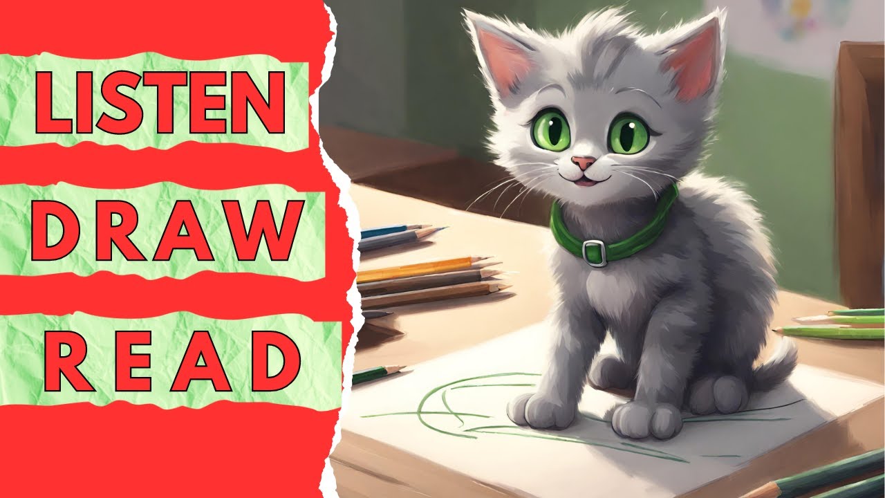 How to teach KIDS to READ English? Listen, do, draw - YouTube