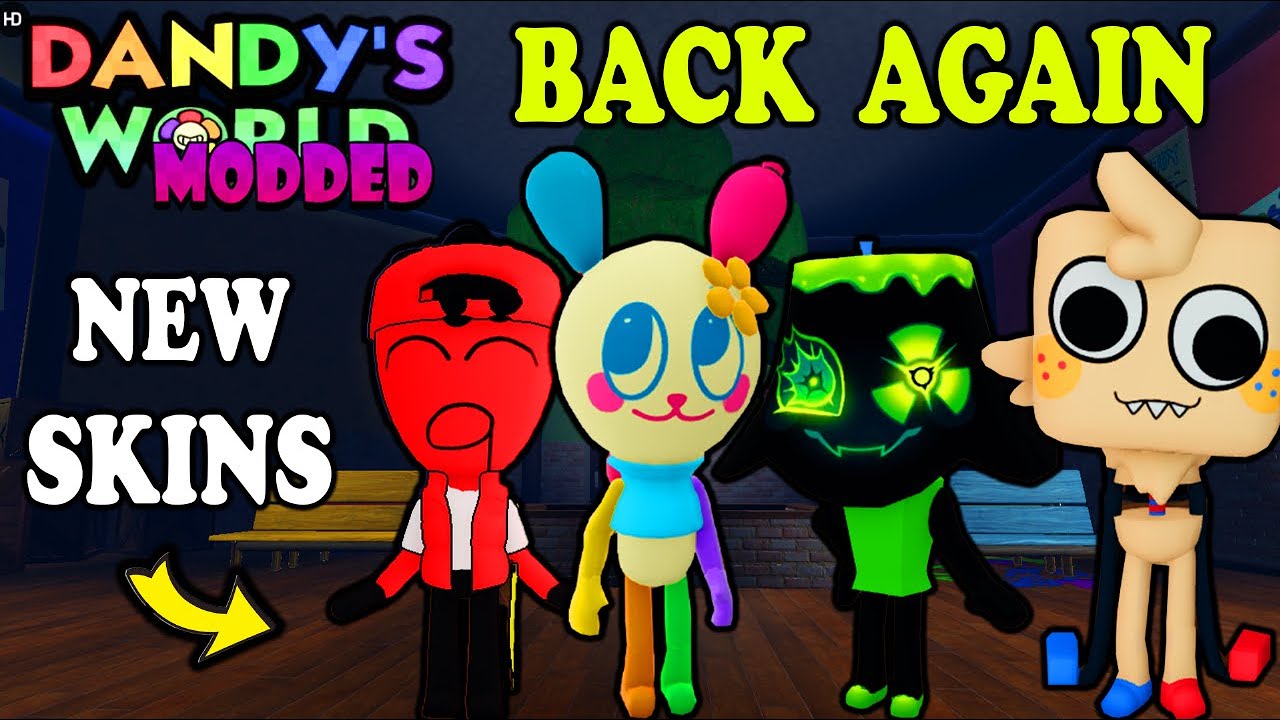 (UPDATE) Dandys World Modded Is BACK AGAIN (New Skins) Dandys World ...
