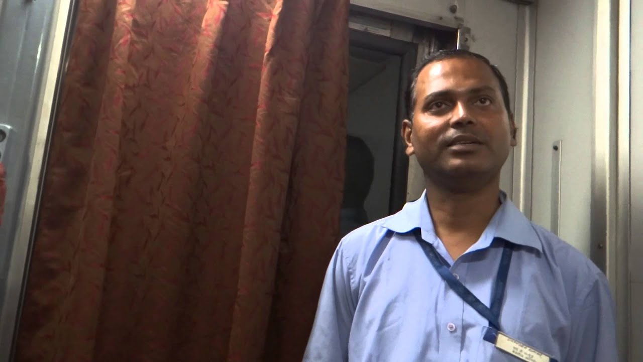TRIVANDRUM RAJDHANI FIRST AC COACH ATTENDANT INTERVIEW - YouTube