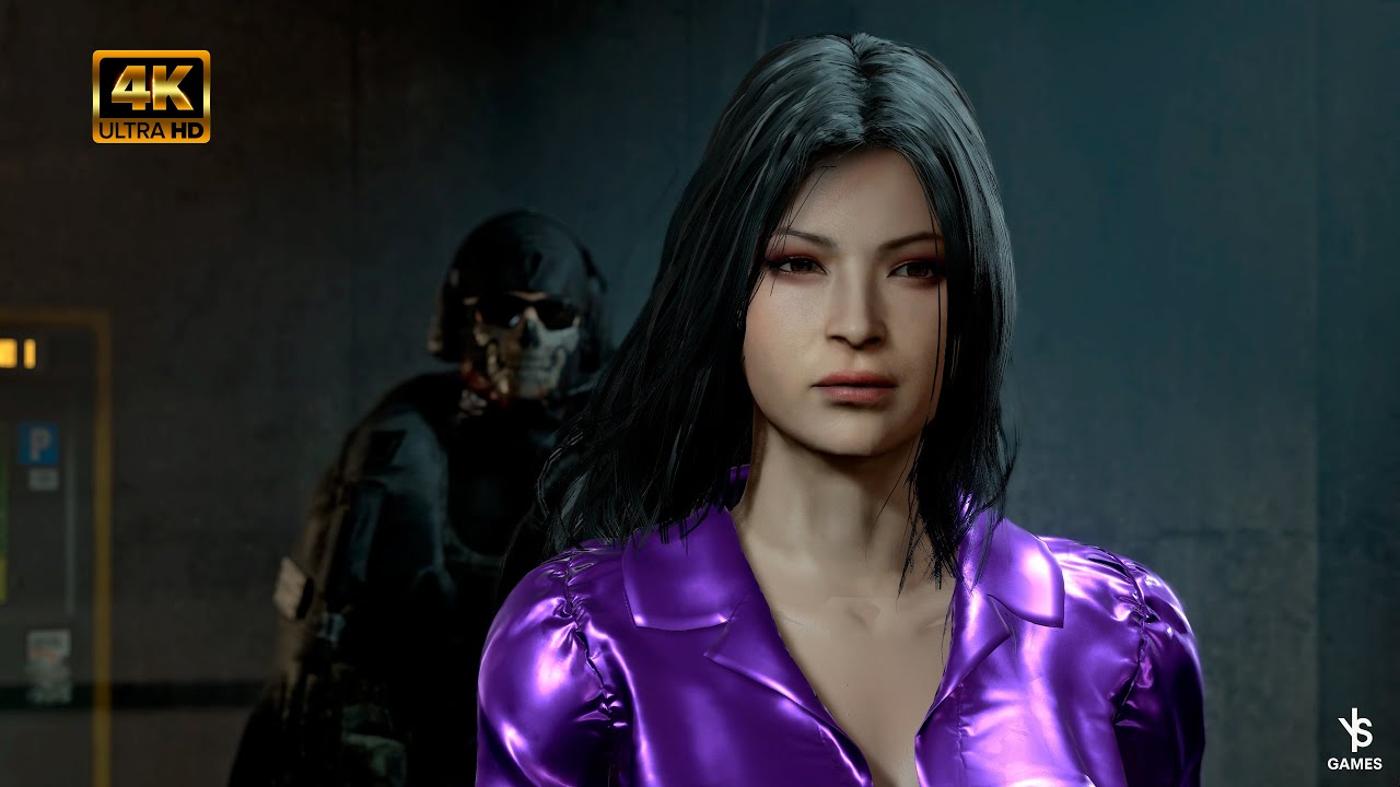 Resident Evil 2 Remake Ada Elegant Pink Silk [4K60FPS] - YouTube