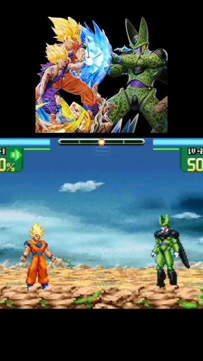 Goku Gohan Vs Cell Fight Dragonball Dragonballgaming Youtube