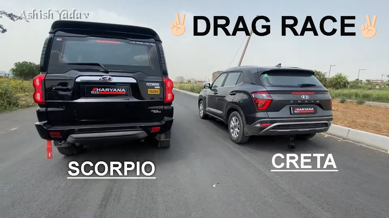 Mahindra Scorpio vs Hyundai Creta 2020 : DRAG RACE - YouTube