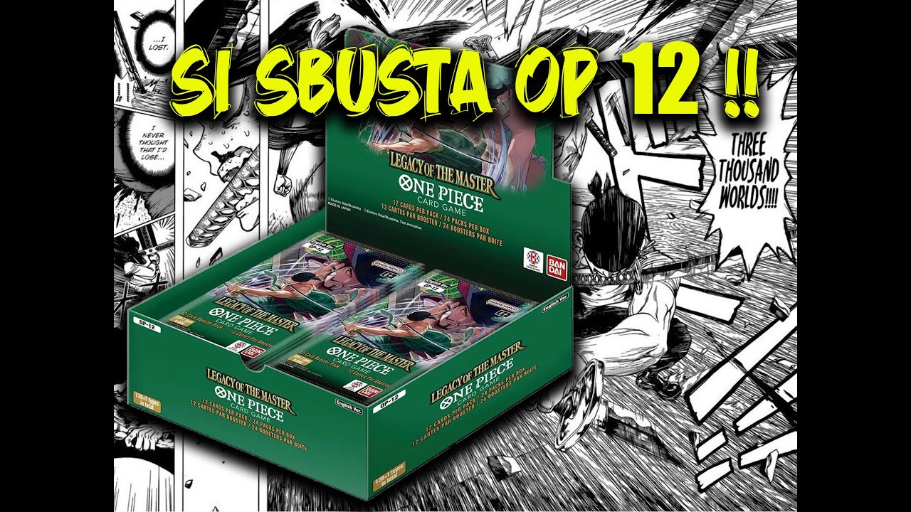 Box OP12 Legacy of the Master unboxing! - YouTube