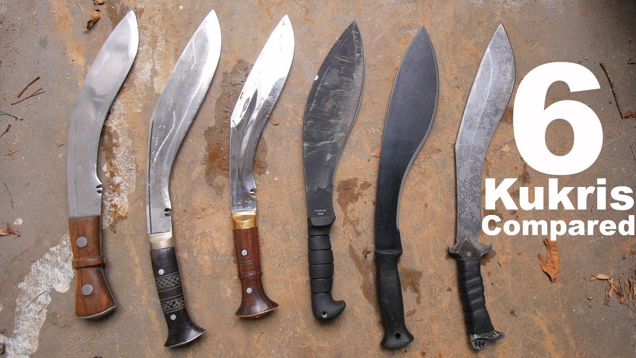 6 Kukris Compared: The Zombie Tools Vakra, BudK, Ka-Bar, Cold Steel ...