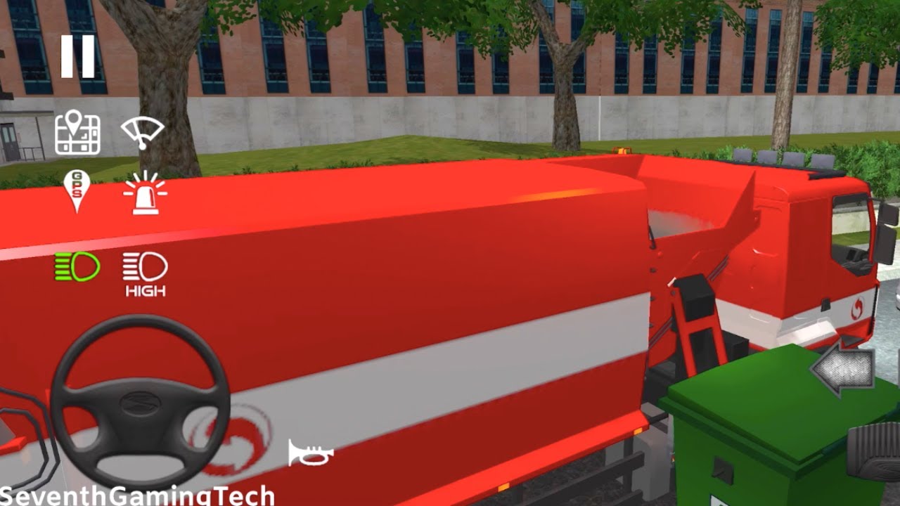 Side Loader 🚛♻️🚛♻️🚛♻️ Trash Truck Simulator Gameplay (Android, iOS) FHD ...