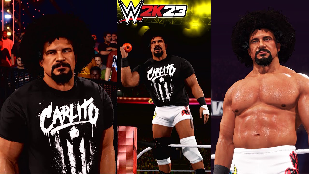 Carlito 2023 WWE Return , New Look, Updated Model, New GFX & Bad Apple ...