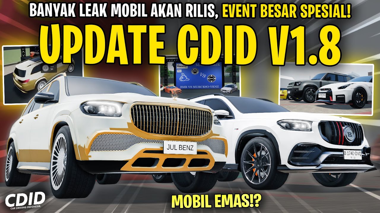 REVIEW BANYAK MOBIL BARU RILIS DI CDID UPDATE V1.8 ! EVENT SPESIAL ...