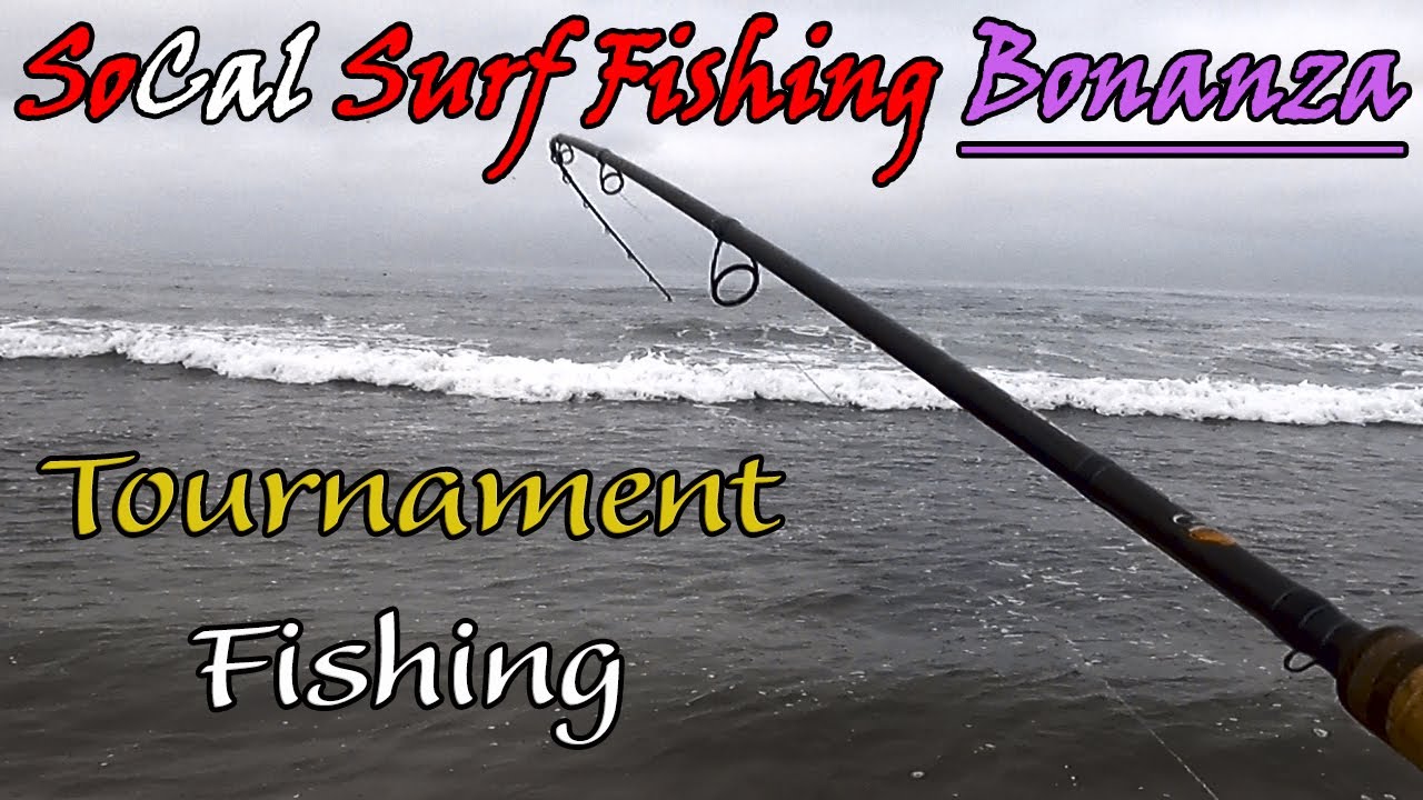 Fishing in the SoCal Surf Fishing Bonanza - YouTube