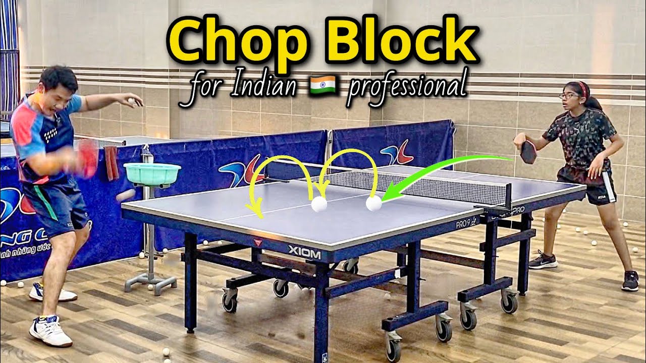 How to make Backhand Chop Block for Indian 🇮🇳 Professional Athletes ...
