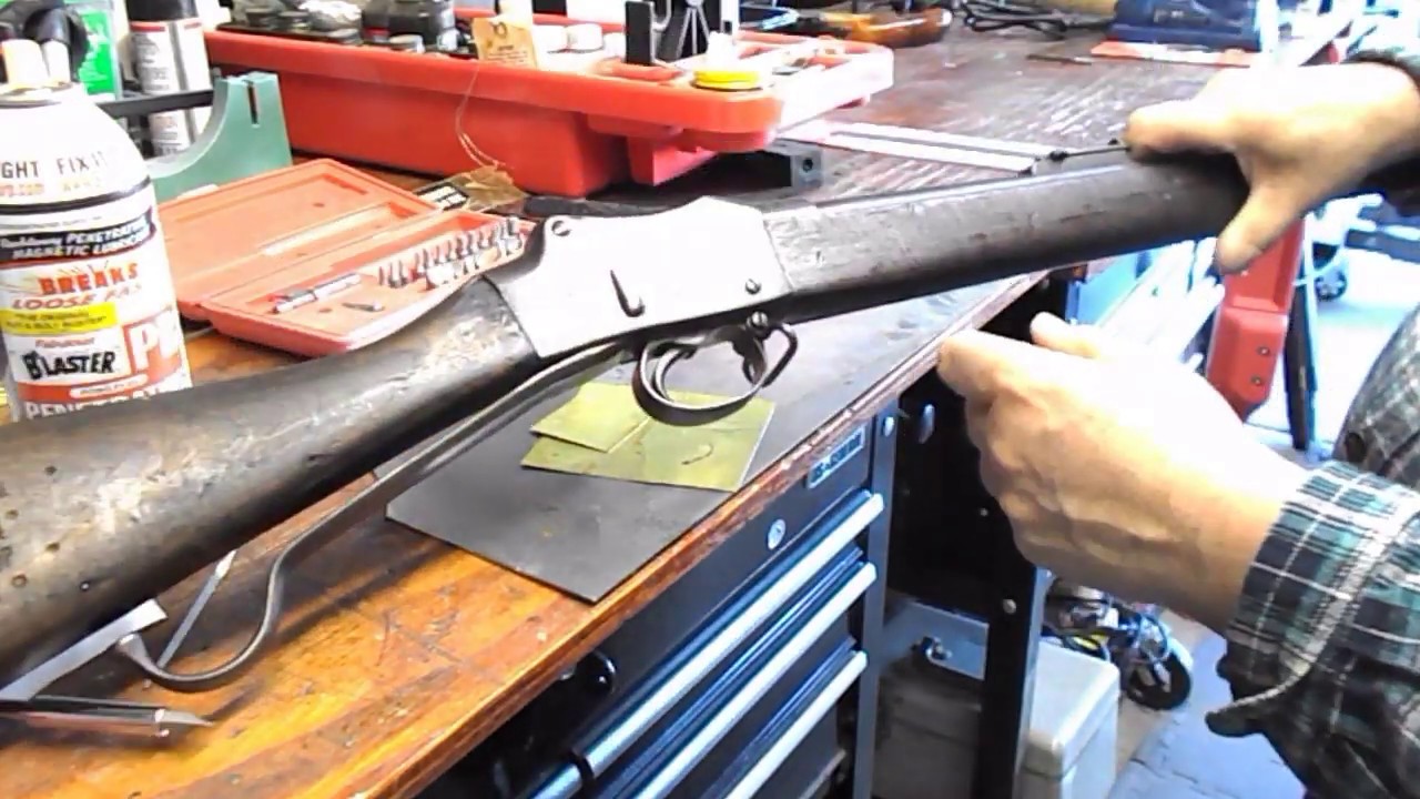 Garage bench cleaned up reloading and finding Armorers report On 1887 ...