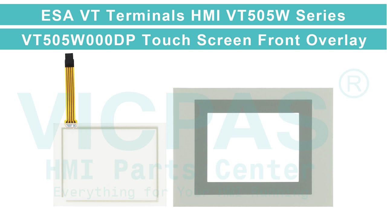 VT505W000DP ESA VT505W Protective Film Touch Screen - YouTube