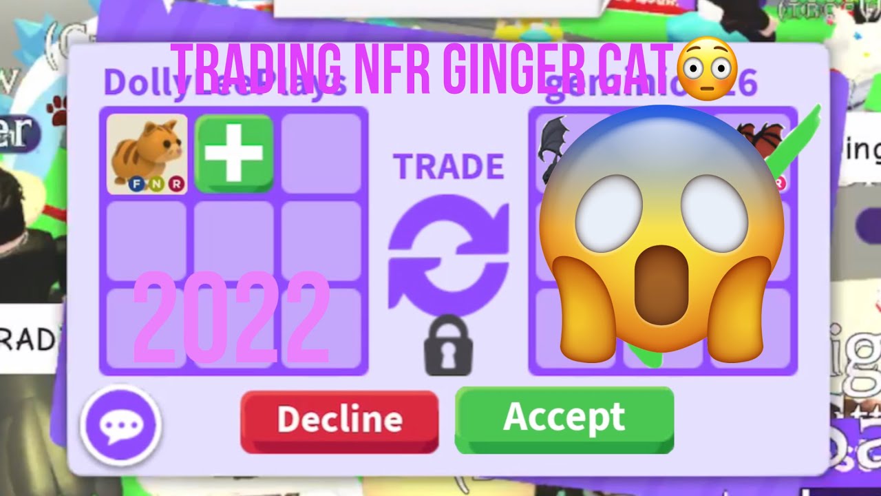 TRADING NEON FLY RIDE GINGER CAT 2022😍 Roblox Adopt Me - YouTube