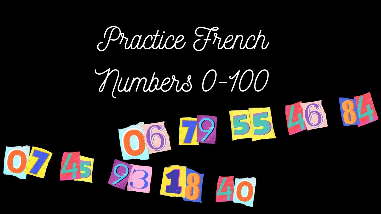 Phone Number Dictation in French. Dictée des numéros de téléphone en ...