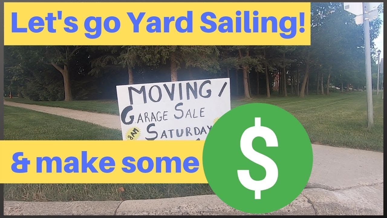 Lets go to some Yard Sales and make some money - YouTube