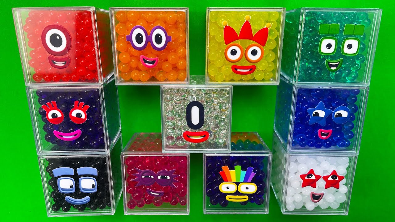 Numberblocks - Relaxing Orbeez With Numberblock! - YouTube
