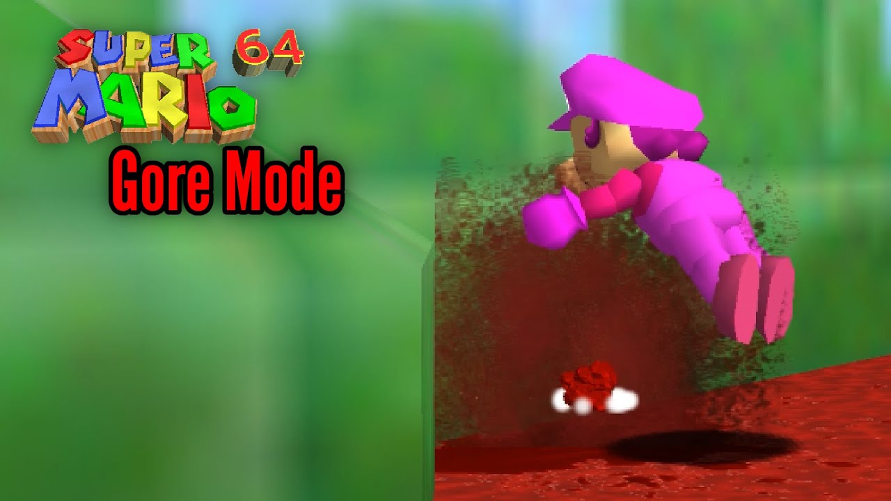 Super Mario 64: Gore Mode (Part 3) - YouTube