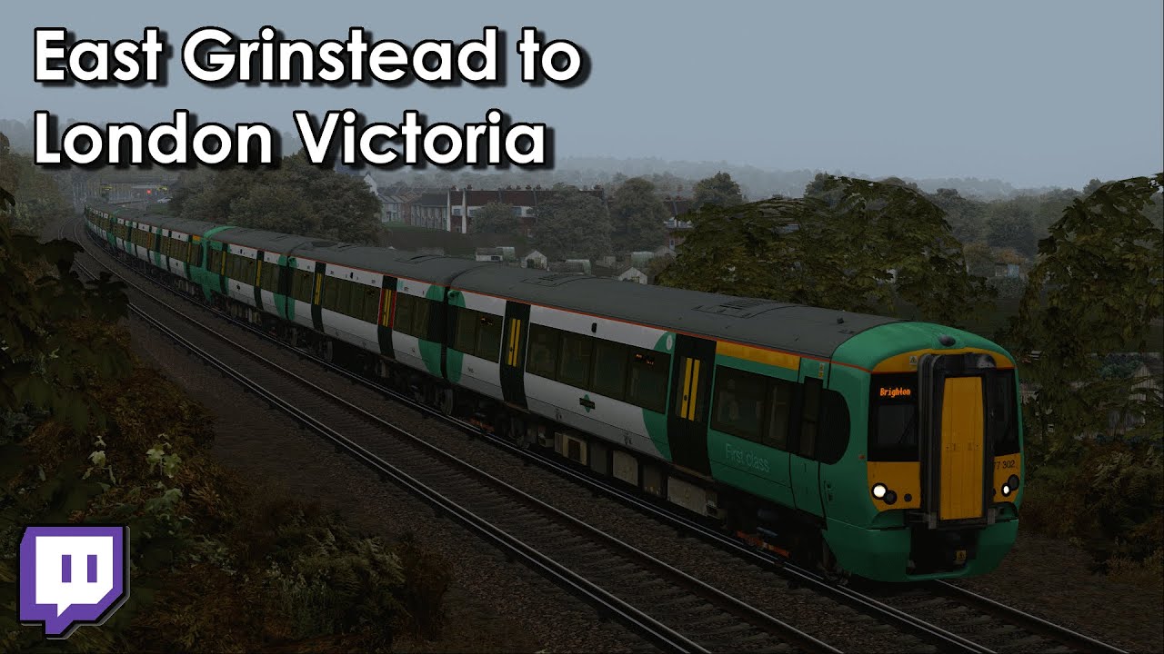East Grinstead to London Victoria | Train Simulator - YouTube