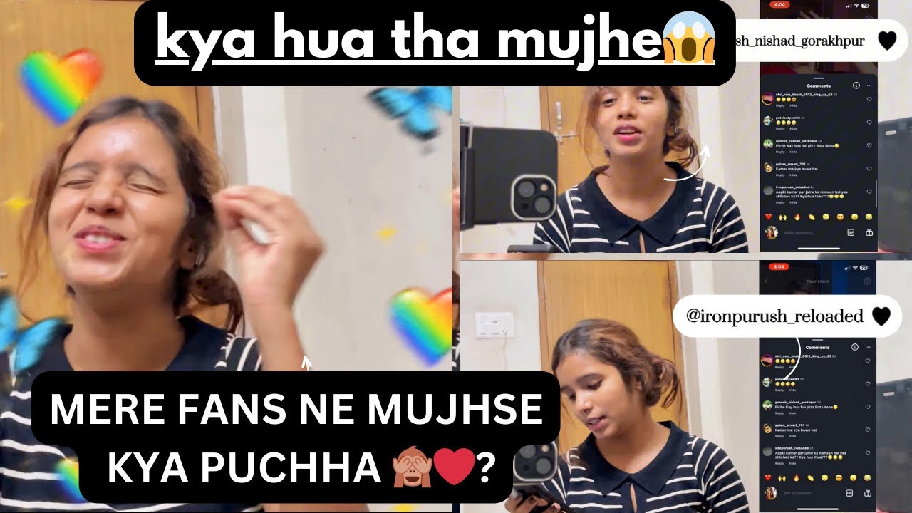 Kya hua tha mere sath?😱😢/mere fans ne mujhse kya puchna?🫢 - YouTube