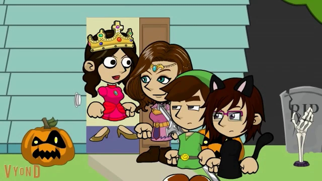 GoAnimate Video - Rebecca goes to a Halloween Party - YouTube