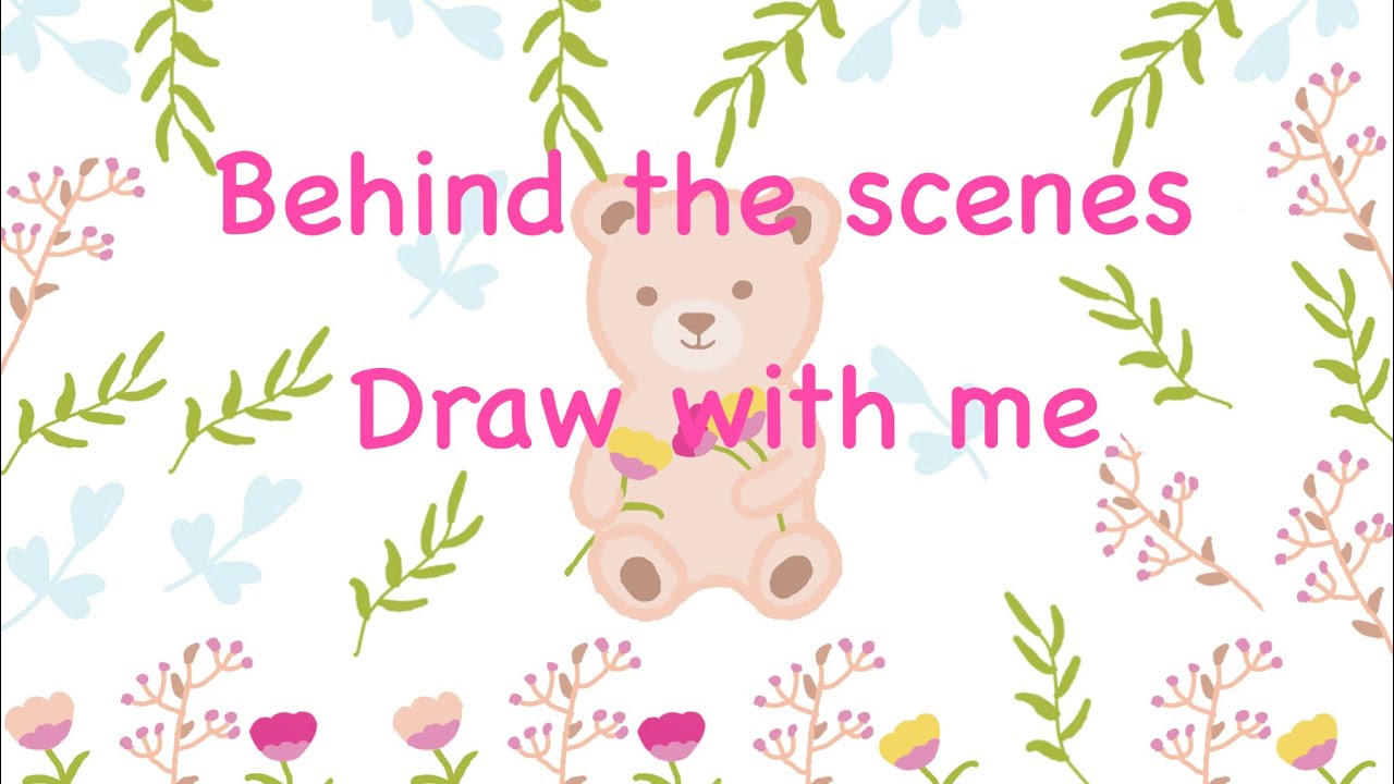 Vlog#1| Draw with me| How I draw an art print| About me - YouTube