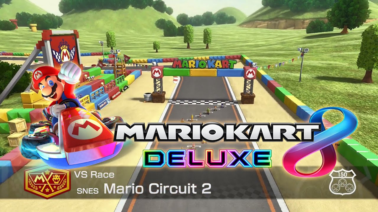 SNES Mario Circuit 2 - Mario Kart 8 Deluxe - YouTube