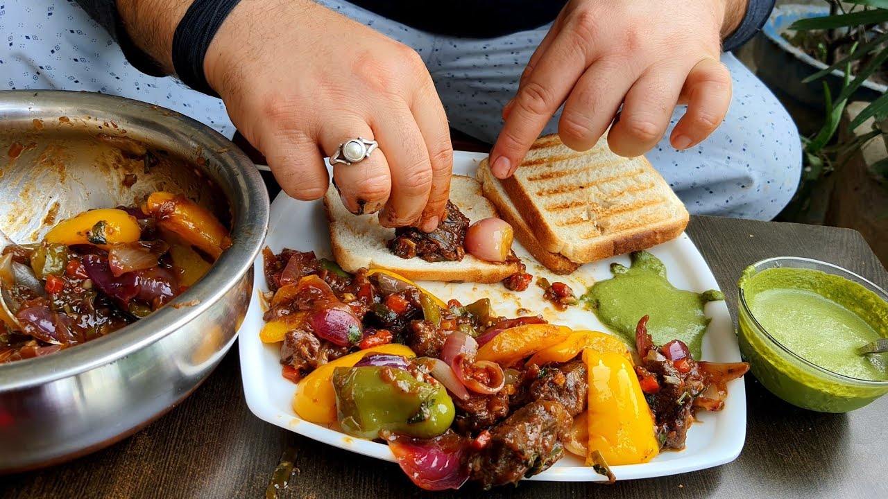 Boneless Chilli Mutton | Chilli Mutton | Chilli Mutton Snack Recipe ...