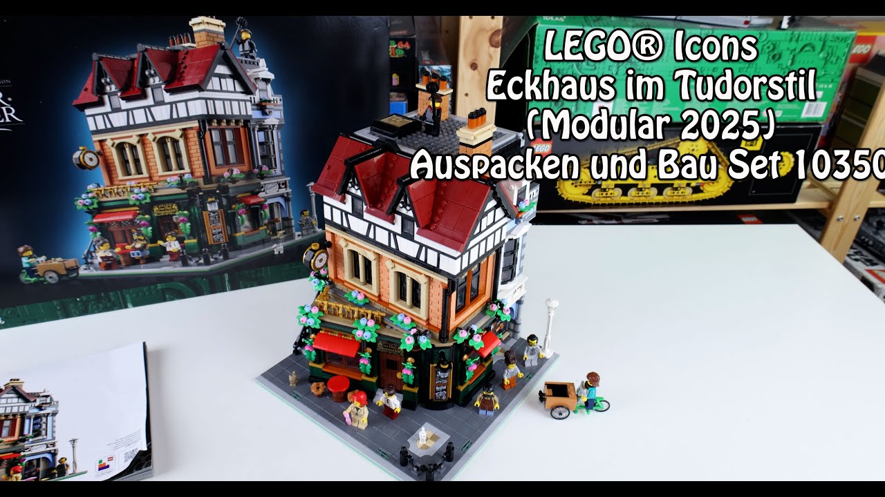 Unboxing und Bau: LEGO Modular 2025: Eckhaus im Tudorstil (Icons Set ...