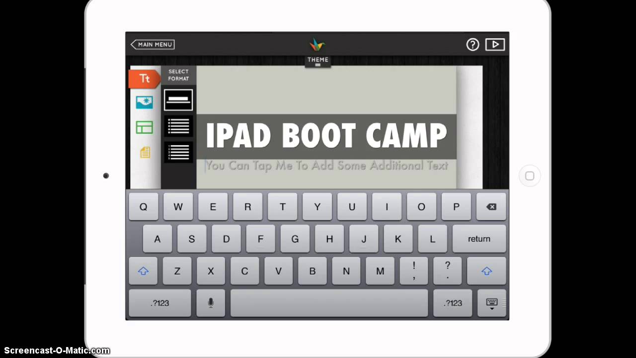 iPad Bootcamp - Haiku Deck - YouTube