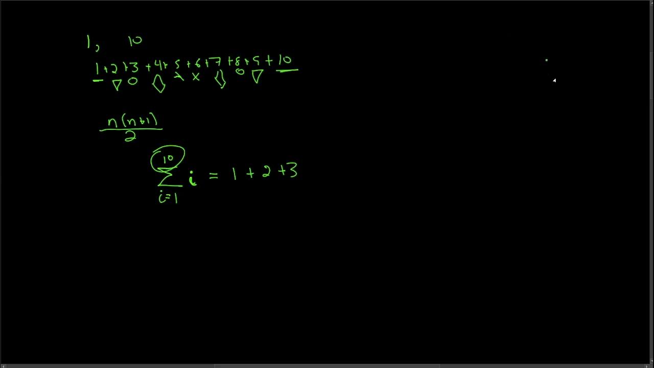 CIS150 Chapter 5 - For loop example - summation series - YouTube
