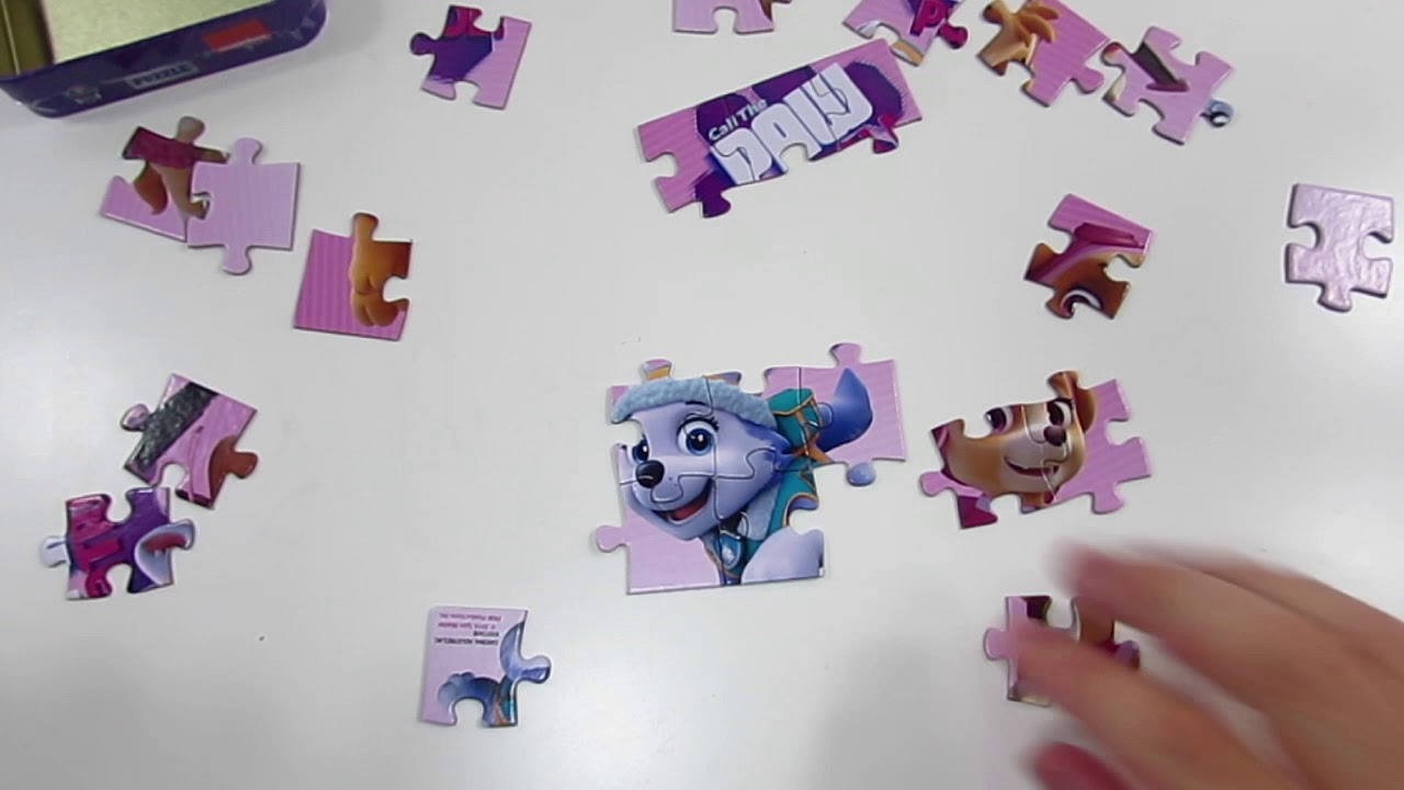 PAW PATROL PUZZLE + PUZZLE FUN + NICK JR PUZZLE - YouTube